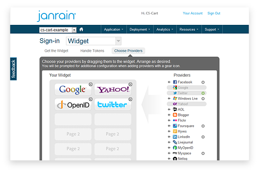 How To Install Setup And Configure The Janrain Addon For Cs Cart Knowledgebase Granite Web